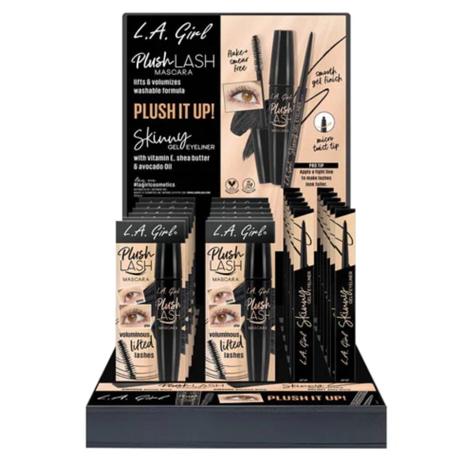 Plush Lash Mascara& Gel Liner Display Set (24 units) – MyWholesaleFashion.com