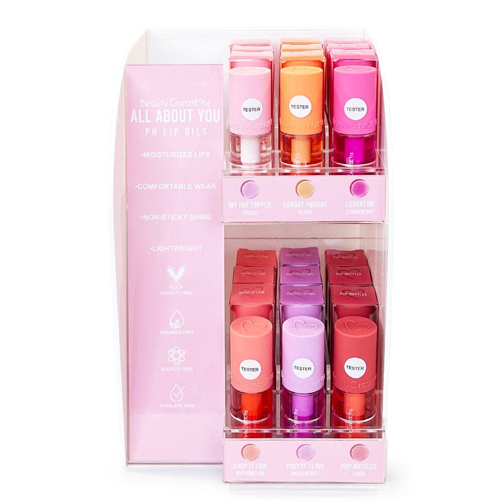 All About You PH Lip Oil 36PC + Free 6PC Tester Display Set (1 unit ...