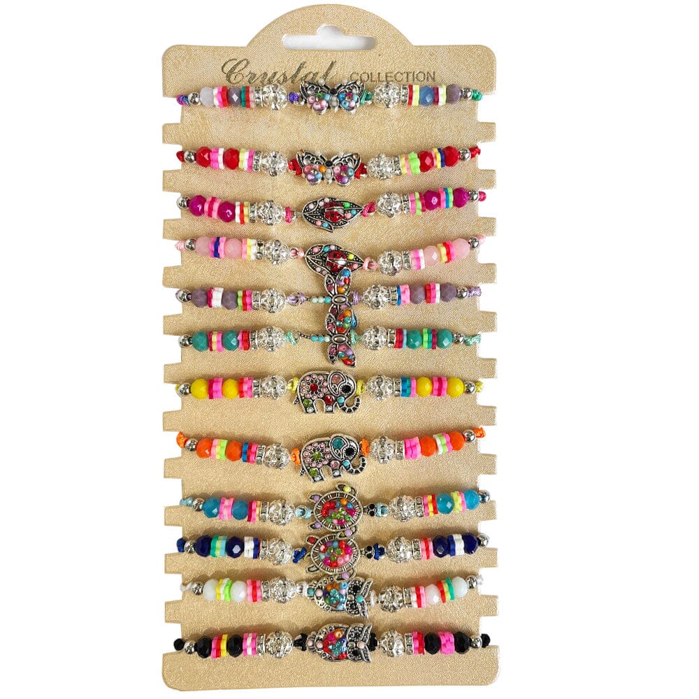 Assorted Charm Bracelets 4457(12 units) – MyWholesaleFashion.com