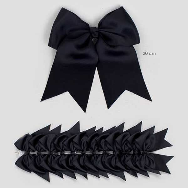 Black Cheer Shape Hair Bow 4701-BK1 (12 units) – MyWholesaleFashion.com