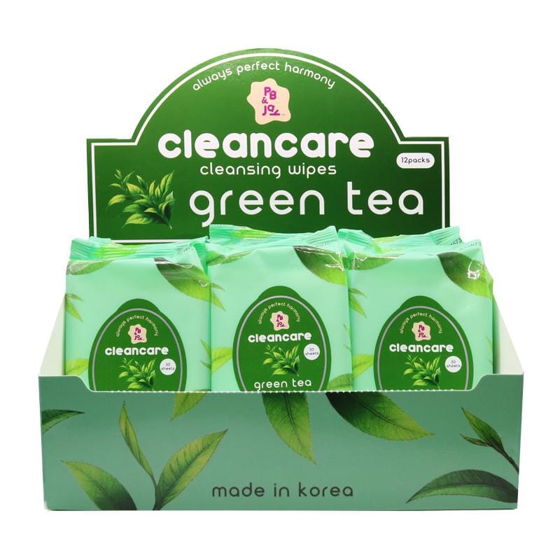 Cleancare Cleansing Wipes Green Tea (12 units) – MyWholesaleFashion.com