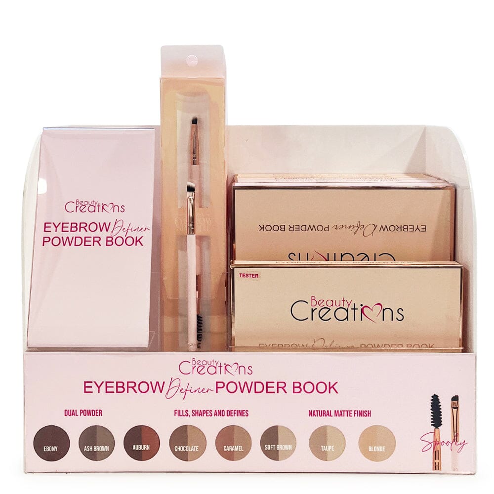 Eyebrow Powder Book & Eyebrow Brush 12PCS Set With Display + Free Test ...