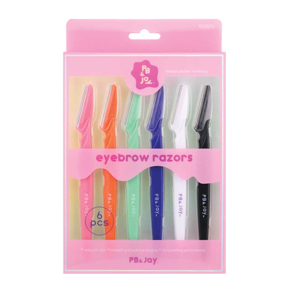 Eyebrow Razor 6 Colors Set (6 units) – MyWholesaleFashion.com