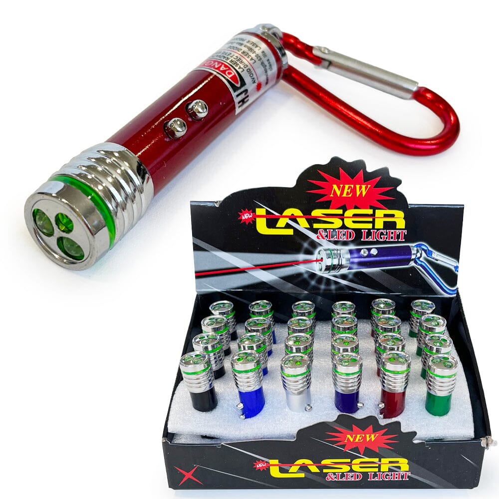 Laser Pointer Mini Keychain 6071 (24 units) – MyWholesaleFashion.com