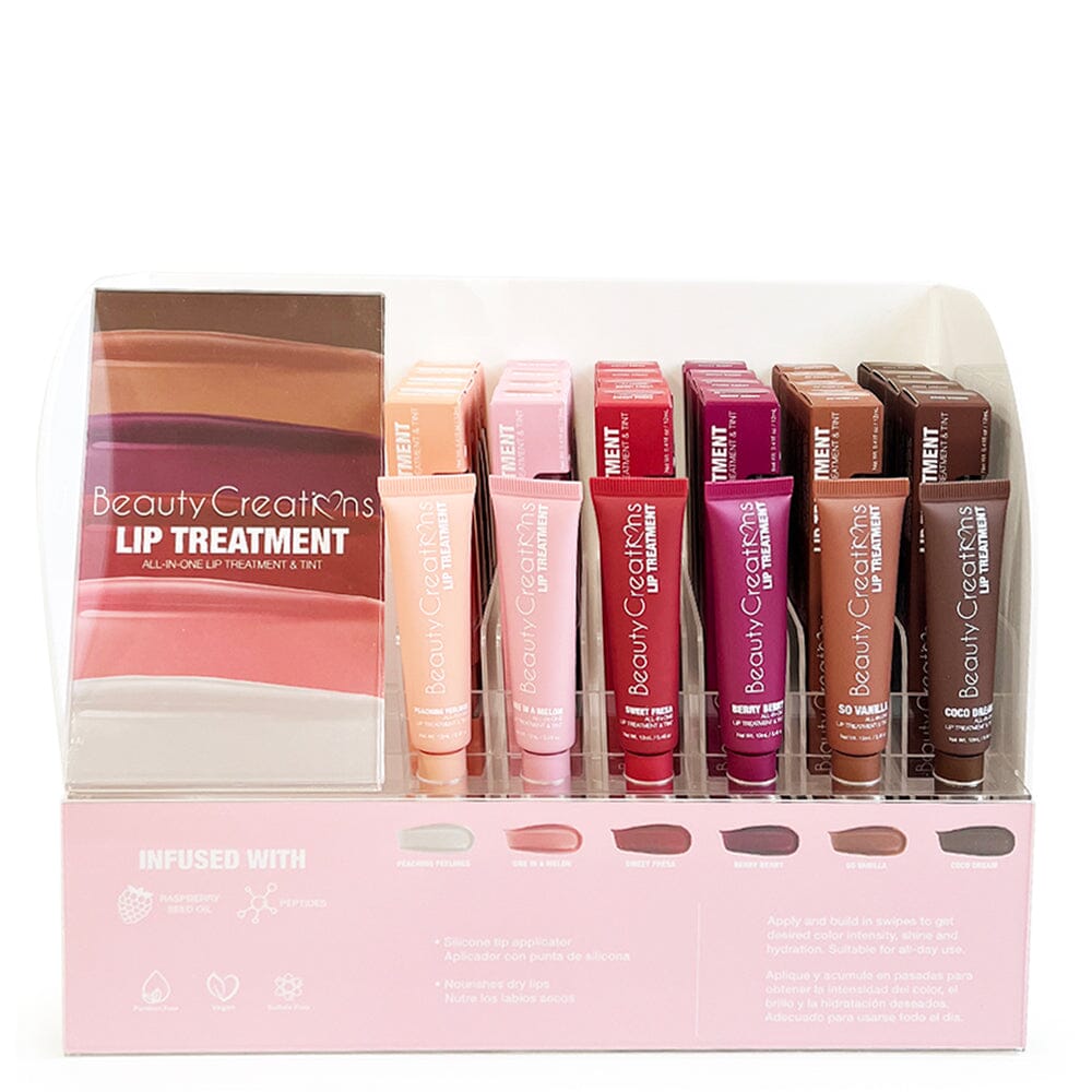 Lip Treatment & Tint 6 Shades Collection Set With Display + Free Teste ...