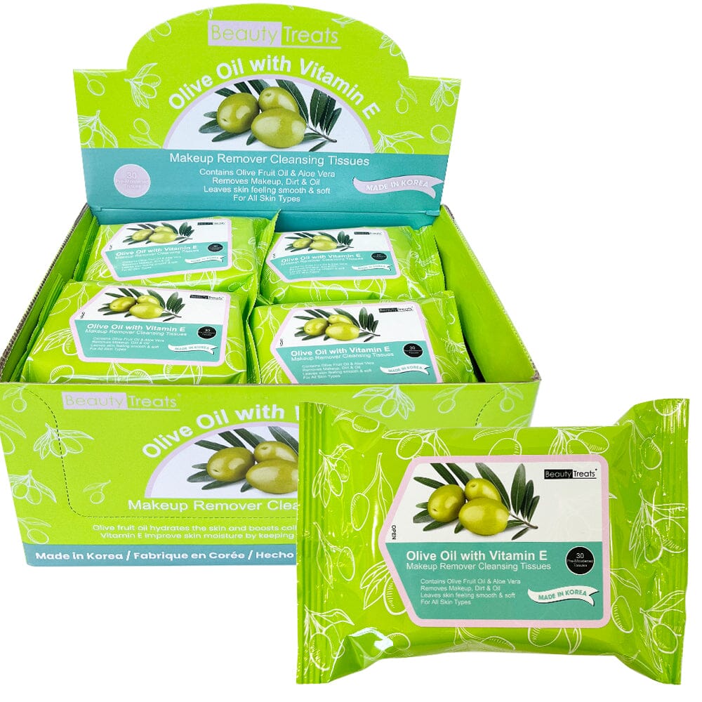 Makeup Remover Tissues - Olive (12 units) – MyWholesaleFashion.com