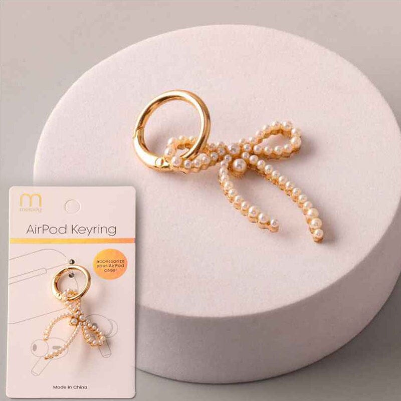 Pearl Bow Keyring 5972 (12 units) – MyWholesaleFashion.com