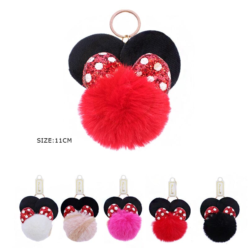 Pom Pom Key Chain 0216R5 (12 units) – MyWholesaleFashion.com
