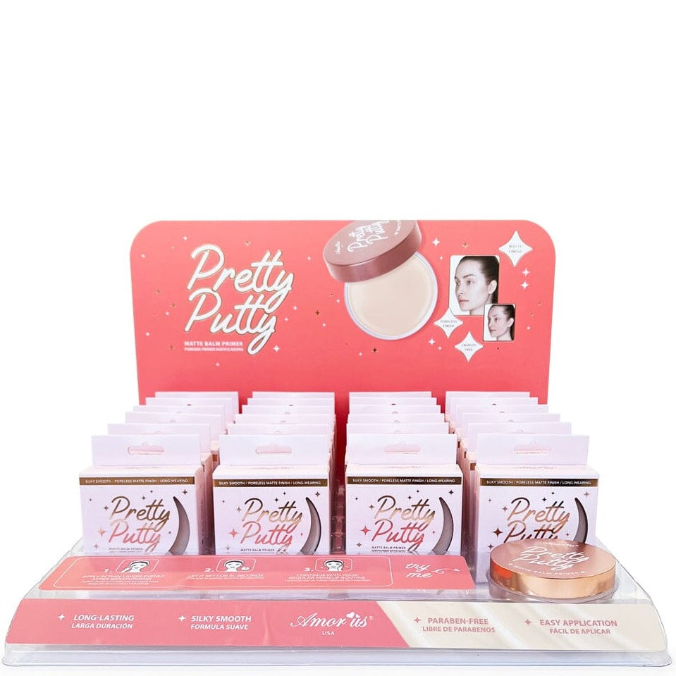 Pretty Putty Matte Primer Display + Free Tester ( 24 units ...