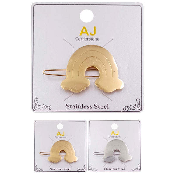Rainbow Cloud Stainless Steel Hair Pin 1008 (12 units ...