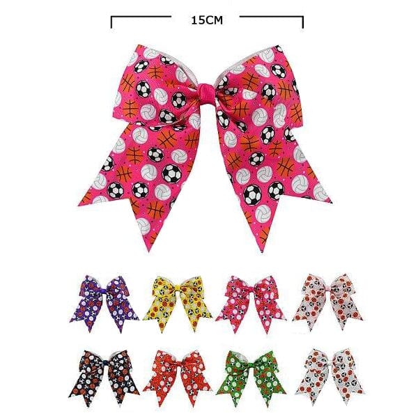 Sports Ball Cheer Shape Hair Bow 26999M (12 units) – MyWholesaleFashion.com